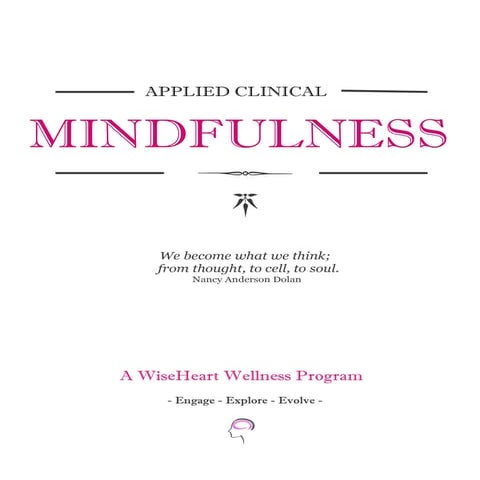 Applied clinical mindfulness 2015 session 1 | PPT