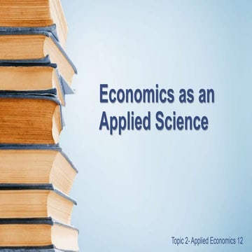 Applied Economics.pptx Senior High School | PPTX
