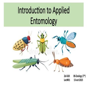FUNDAMENTAL OF ENTOMOLOGY notes for b sc agriculture | PPTX