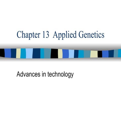 Appliedgenetics | PPT