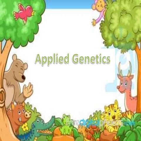 Applied genetics | PPTX