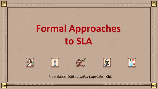 The universal hypothesis | PPTX