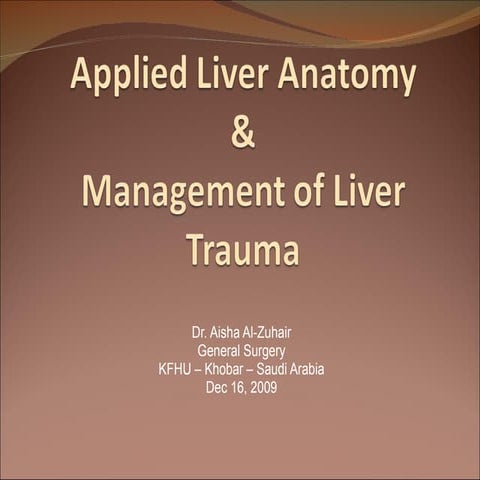 Liver Trauma | PPT
