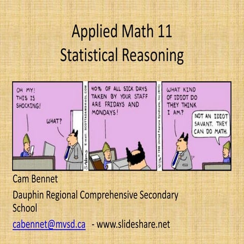 Applied math 11 brandon 2011 | PPTX