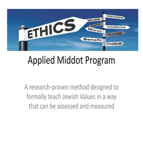 Applied middot program | PPTX | Educational Assessment | Education