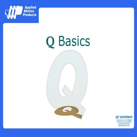 Applied Motion Products qbasics | PDF