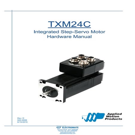 Applied motion products txm24 c brochure | PDF