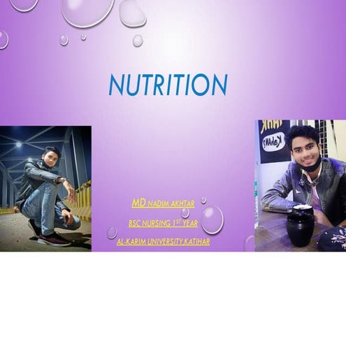 Nutrition | PPT | Free Download