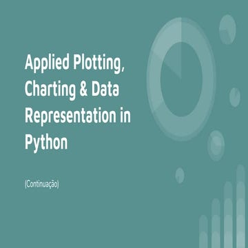 Applied Plotting Charting And Data Representation In Python Pt 2 Ppt 2697
