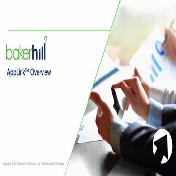 Baker Hill AppLink Overview | PPTX