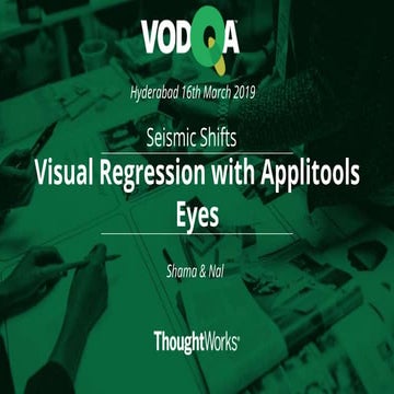 Applitools Eyes Workshop Ppt
