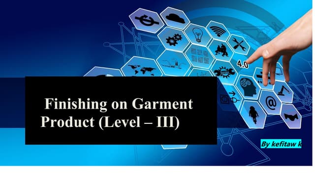 Garment Industries Finishing Department | PDF
