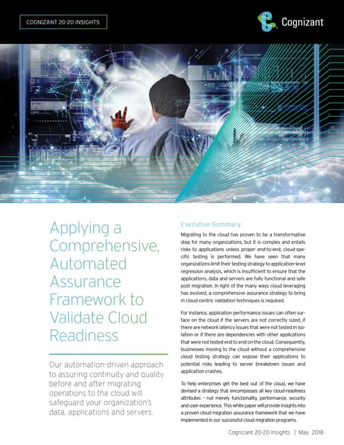 Seven step model of migration into the cloud | PPT