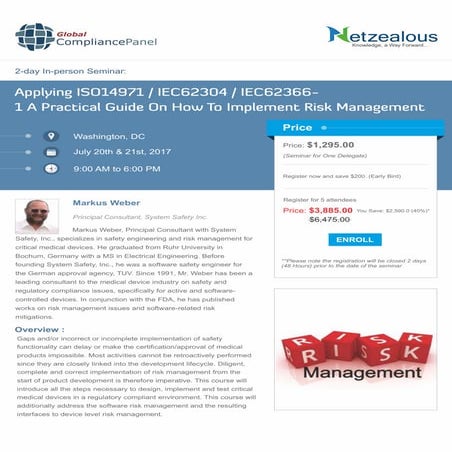 ApApplying ISO14971 / IEC62304 / IEC62366-1 A Practical Guide On How To ...