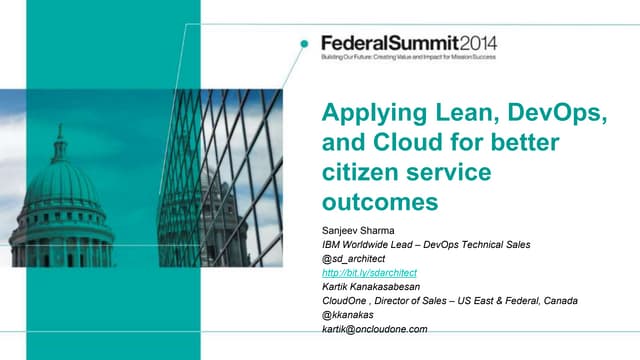 Applying Lean Dev Ops And Cloud For Better Business Outcomes Ppt