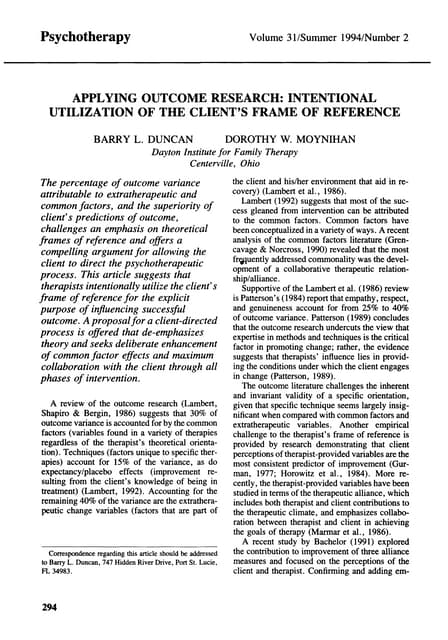 Session Rating Scale (SRS) | PDF