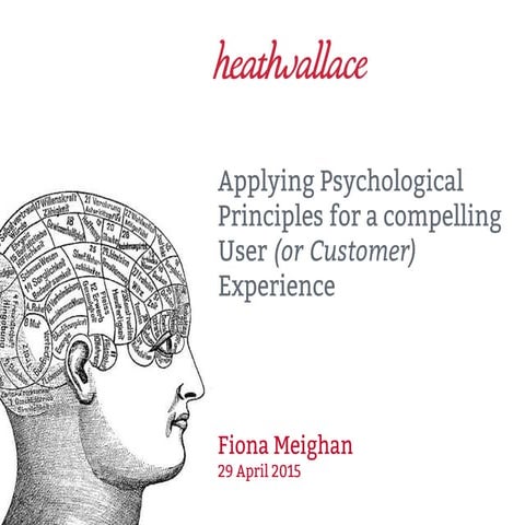 Five areas to apply psychological principles for a better User ...