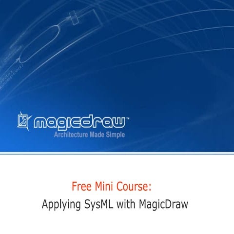 Applying sys ml_with_magicdraw | PPT