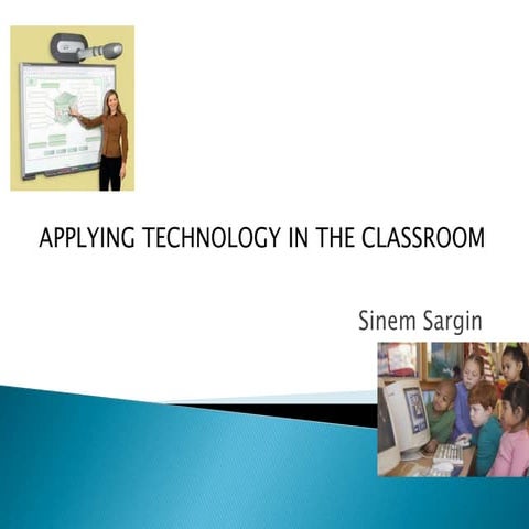 Applying technology in school | PPTX