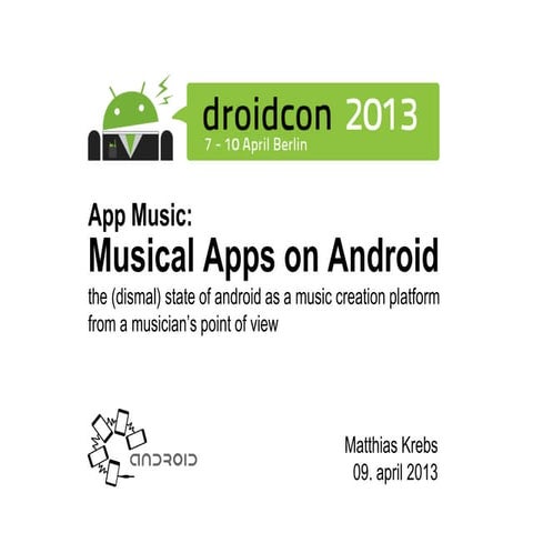 App Music: Musical Apps on Android | PDF