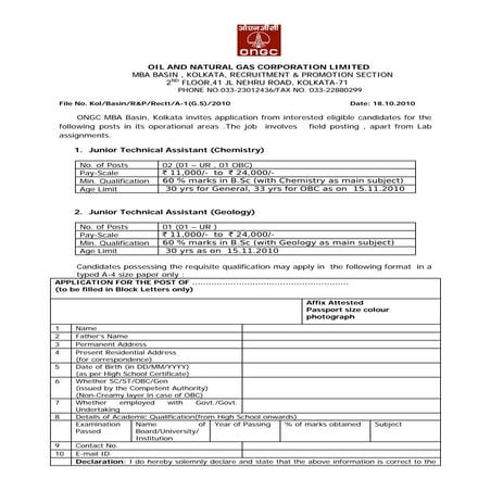 Appointment 261010 | PDF