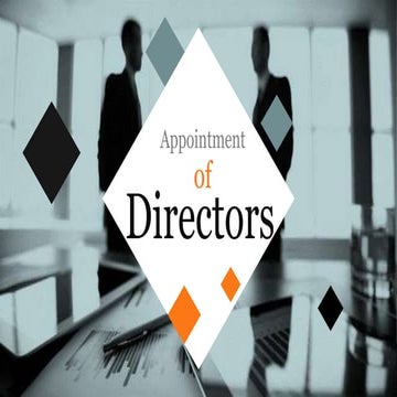 Appointment of directors | PPTX