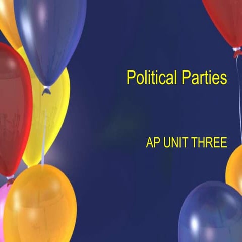 AP Political Parties | PPT