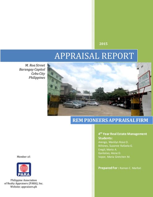 Example Appraisal Report (important things to look for) | PDF | Home ...
