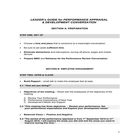 Appraisal Review Conversation Doc