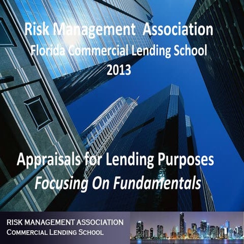 RMA-SOCL: Appraisals for Lending Purposes (Bill Pittenger) | PPT