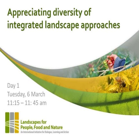 Appreciating Landscape Diversity Overview | PPTX