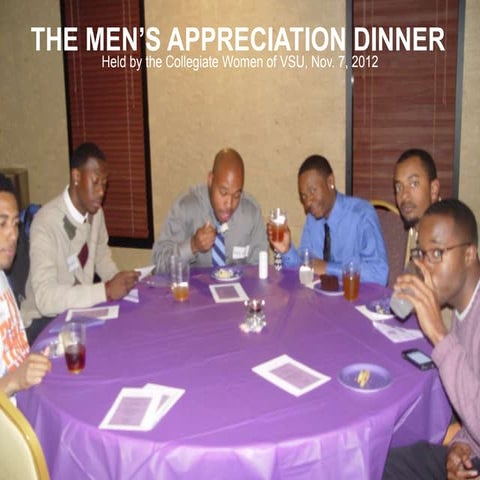 Men's Appreciation Dinner | PPTX