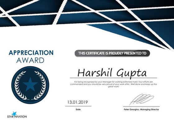 Harshil Gupta - amadeus dcs certificate | PPT