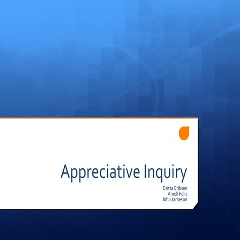 Appreciative Inquiry | PPT
