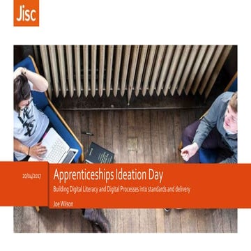 Apprenticeship ideation day | PPTX | Apprenticeships | Careers