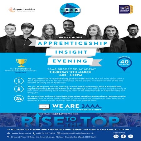 Apprenticeship open event 17th of march | PDF