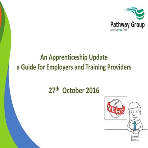 Apprenticeship update 27 10-16 | PPTX | Government Support and Welfare ...