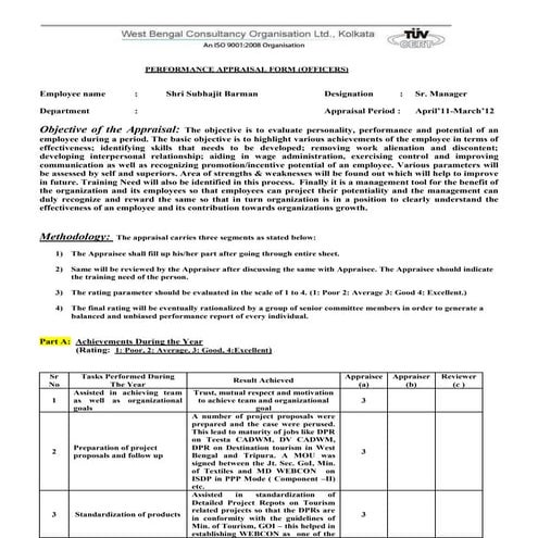 Apprisal forms | DOCX