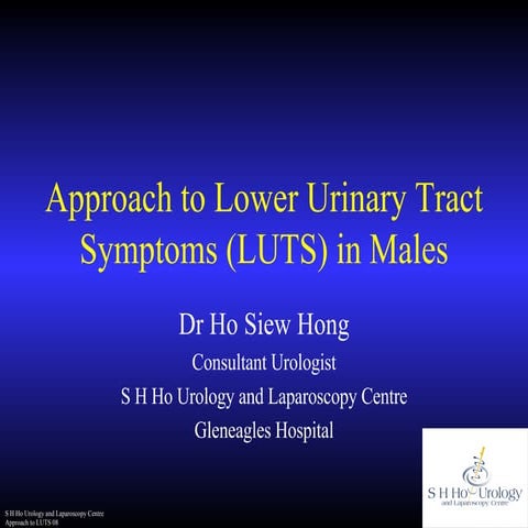 Family Physician's Approach to Lower Urinary Tract Symptoms | PPT