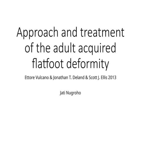 Radiographic assessment of pediatric foot alignment | PPTX