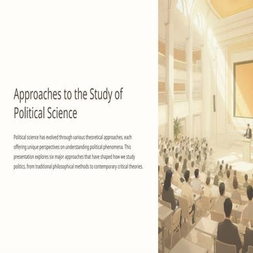 Traditional And Modern Approaches of Political Science | DOCX