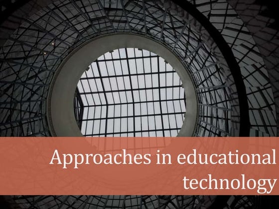Scope of Educational Technology | PPTX