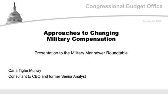 Atlas of Military Compensation, 2024 (Infographic) | PPT