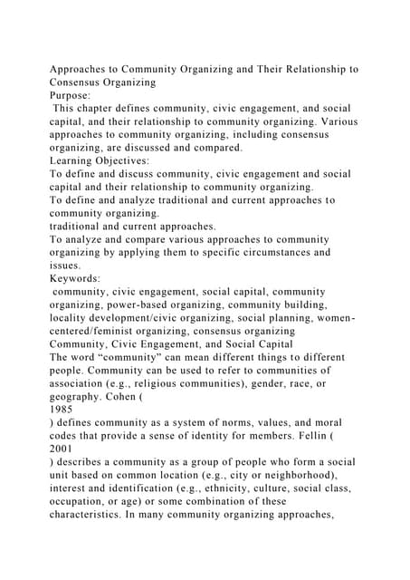 COMMUNITY DEVELOPMENT THEORY AND PRACTICE MODULE FOUR .pptx