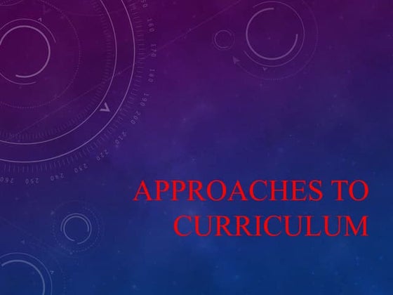 Curriculum models and types | PPT