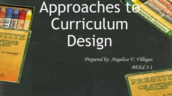 dimensions and principles of curriculum design | PDF | Educational ...