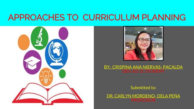 Foundations of curriculum development | PPTX