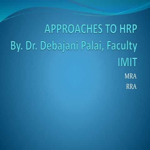 APPROACHES TO HRP.pptx