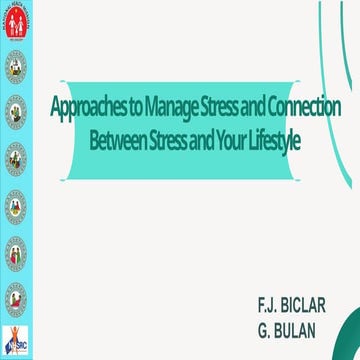 Approaches to Manage Stress and Connection Between Stress and Your ...