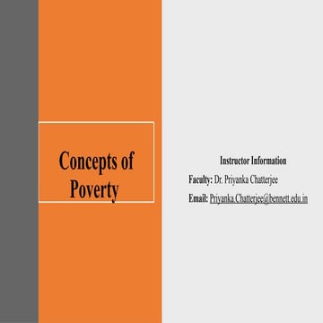 Approaches to poverty /Law and Poverty 1 | PPTX
